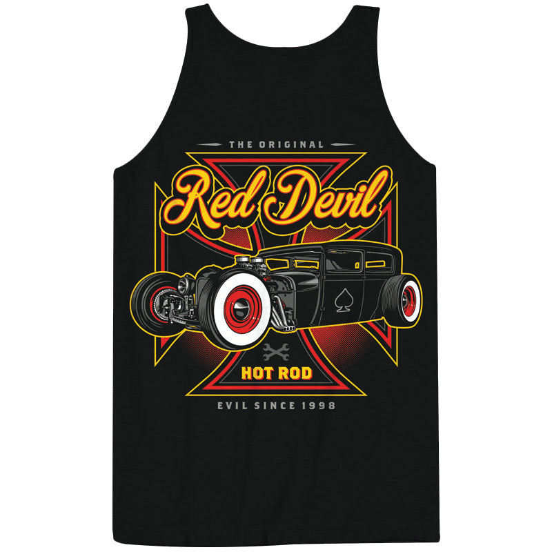 White Wall Tank Top – Red Devil Clothing